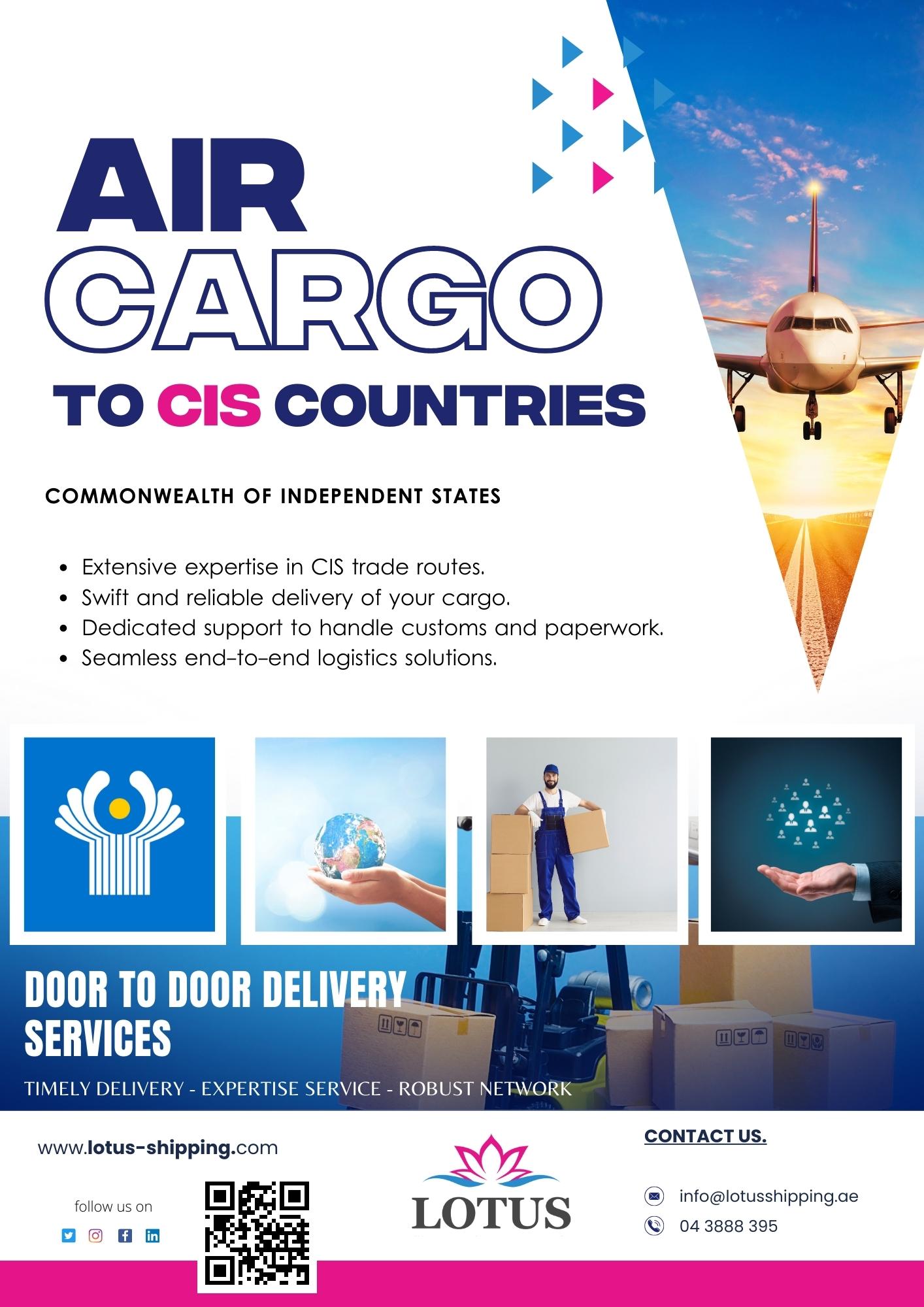 AIR CARGO SERVICE TO CIS COUNTRIES - Lotus Container Shipping Services LLC