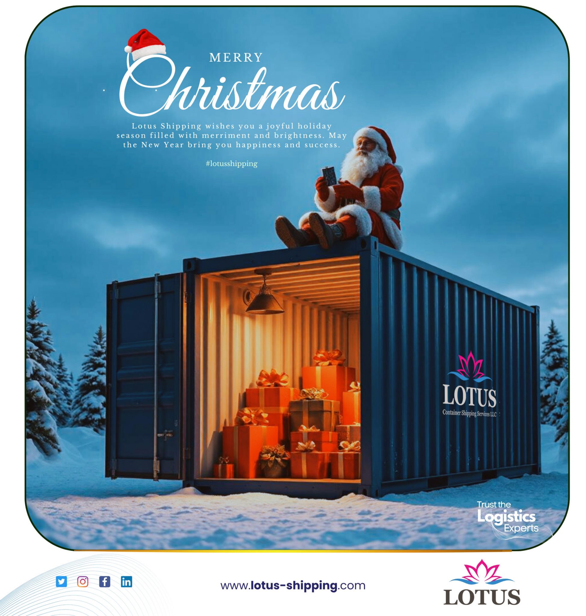 Merry Christ Mas - Lotus Container Shipping Services LLC