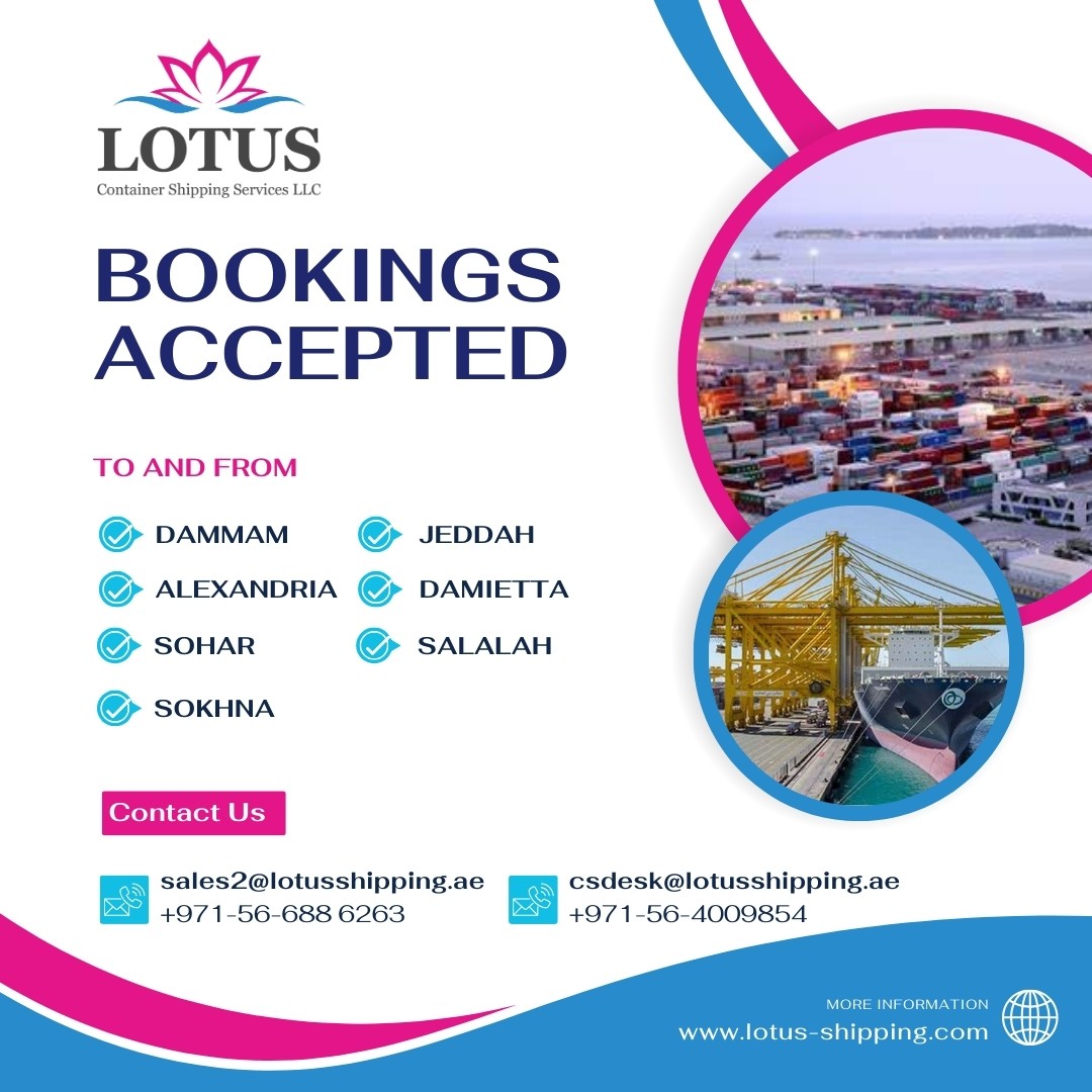 Now Accepting Bookings – Seamless & Reliable Shipping Solutions ...